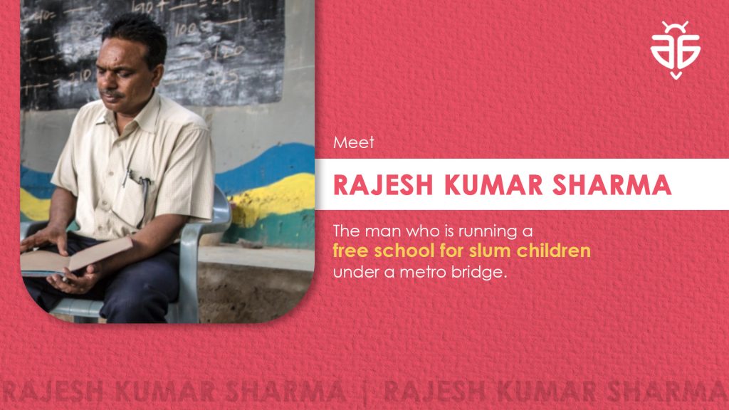 This man is running a free school for children under a metro bridge in ...